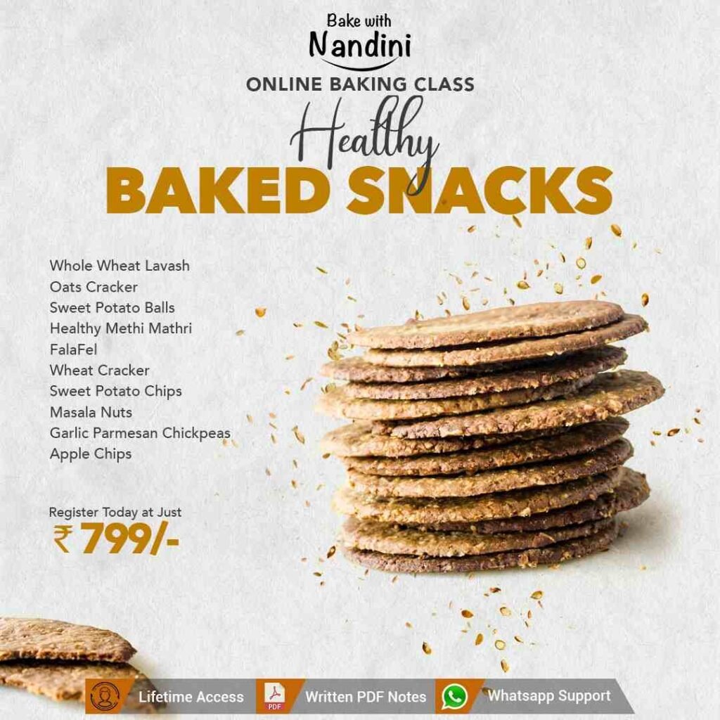 Healthy Baked Snacks Class – SBCA Chef Online